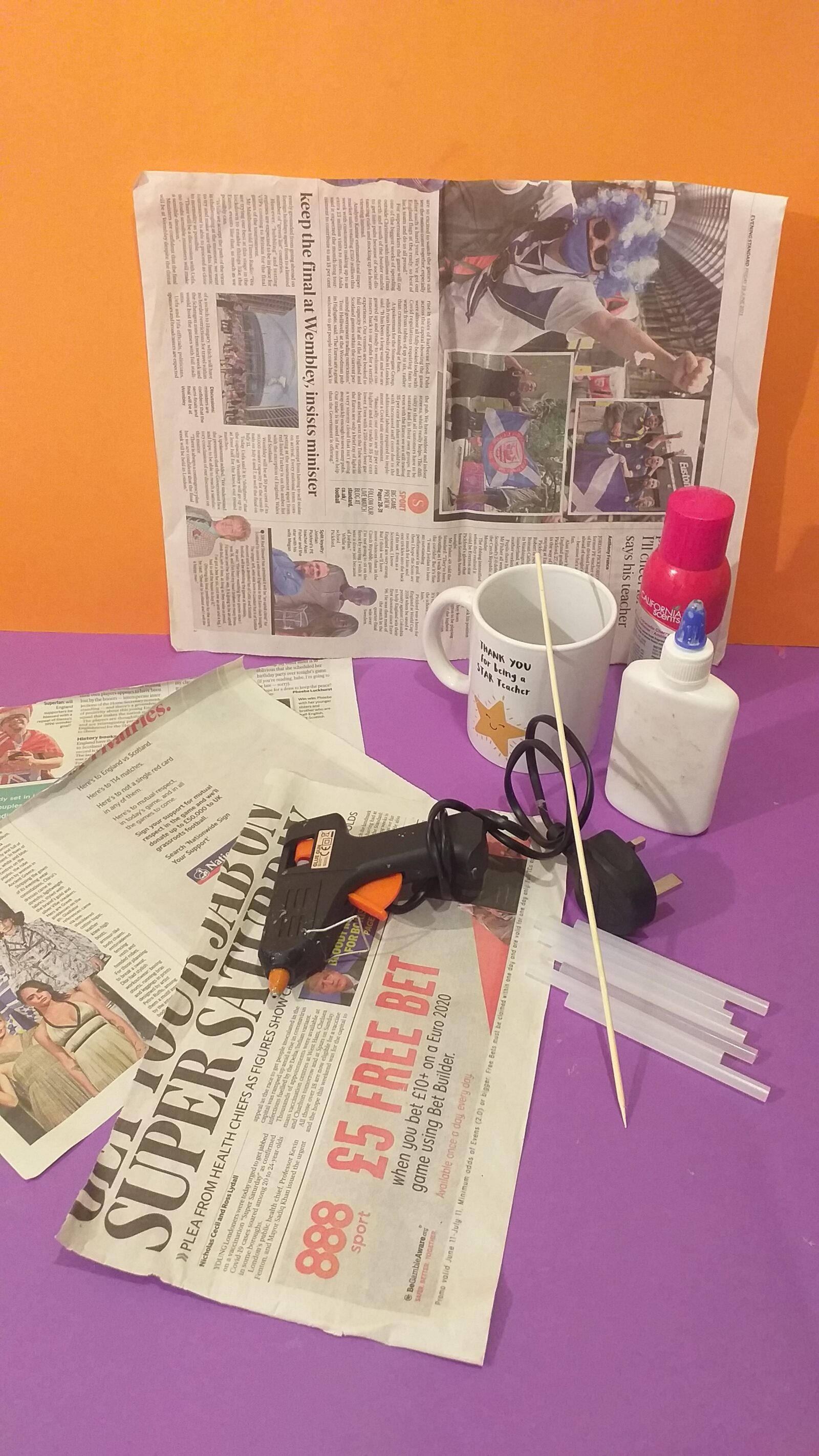 Newspaper crafts for kids! | Crazee Kids Art