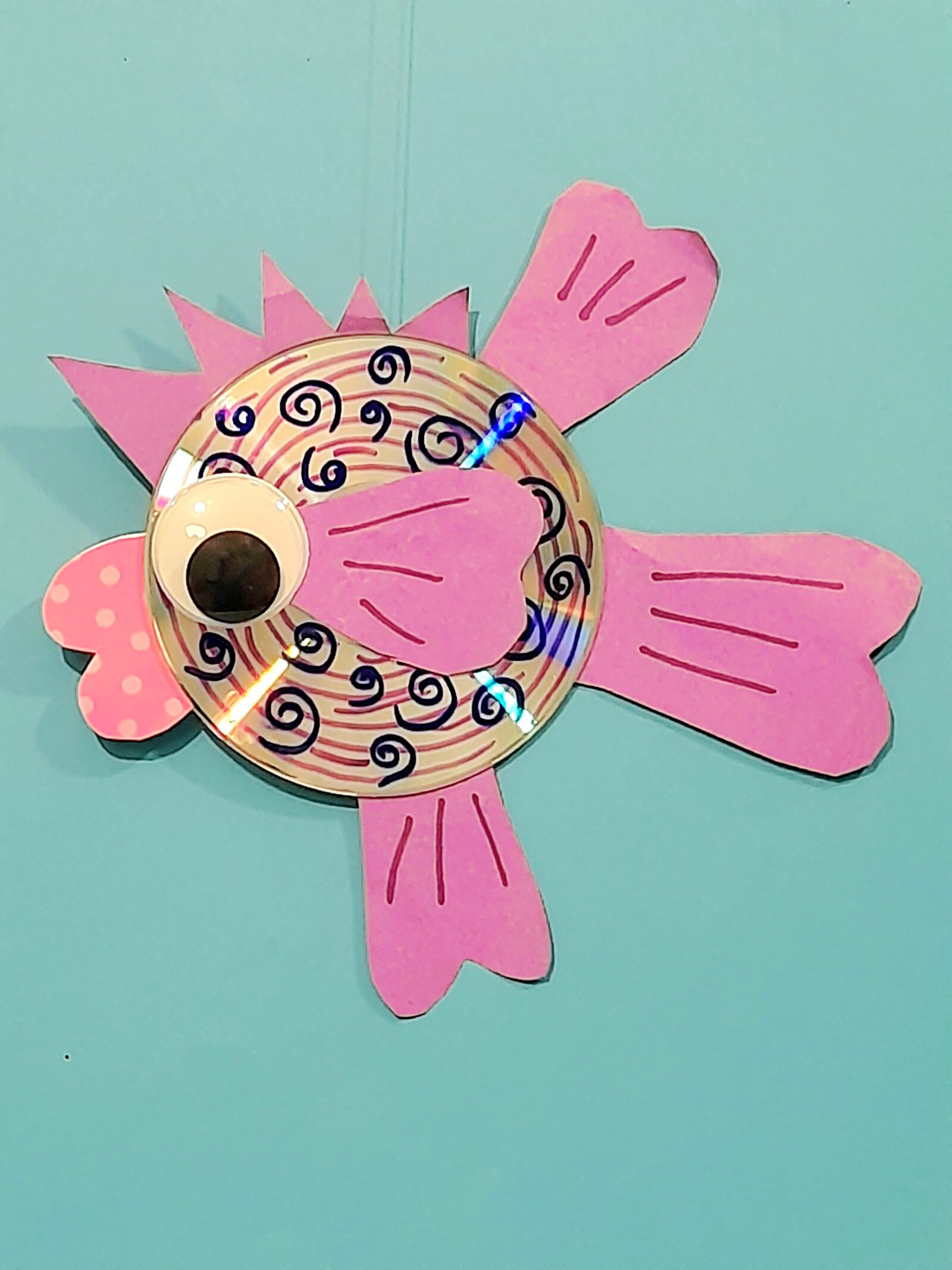 CD FISH CRAFT FOR KIDS! | Crazee Kids Art