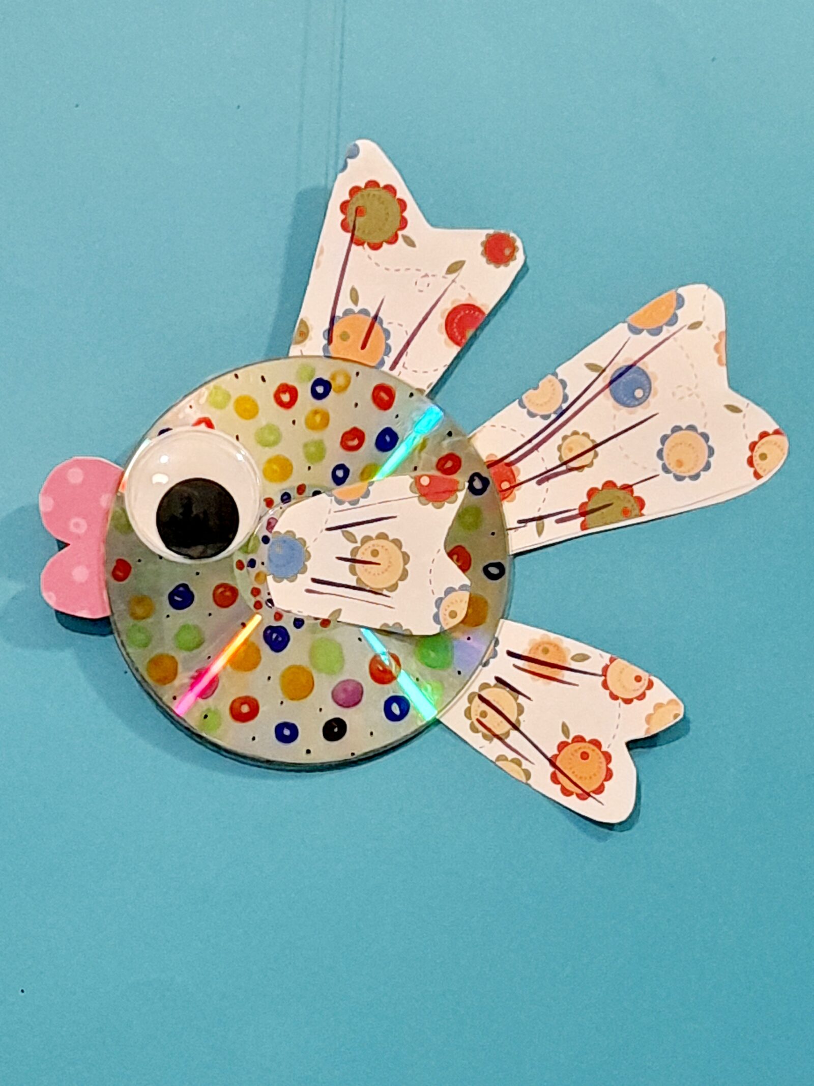 CD FISH CRAFT FOR KIDS! | Crazee Kids Art
