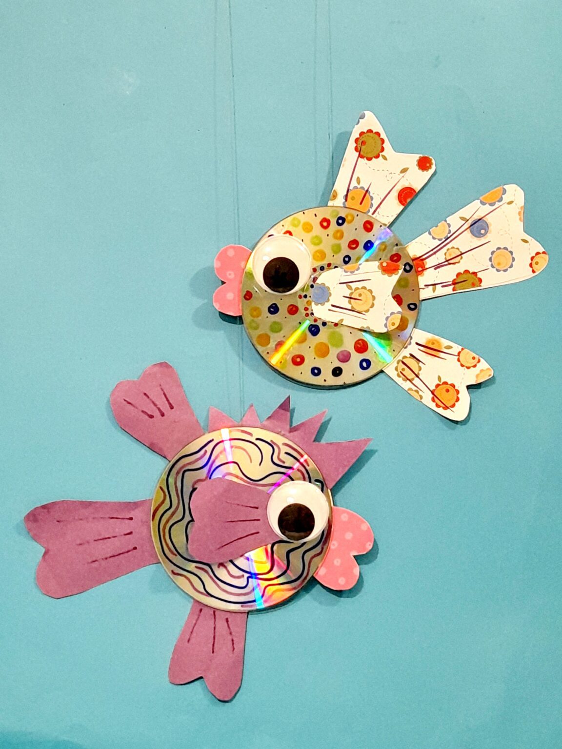 CD FISH CRAFT FOR KIDS! | Crazee Kids Art