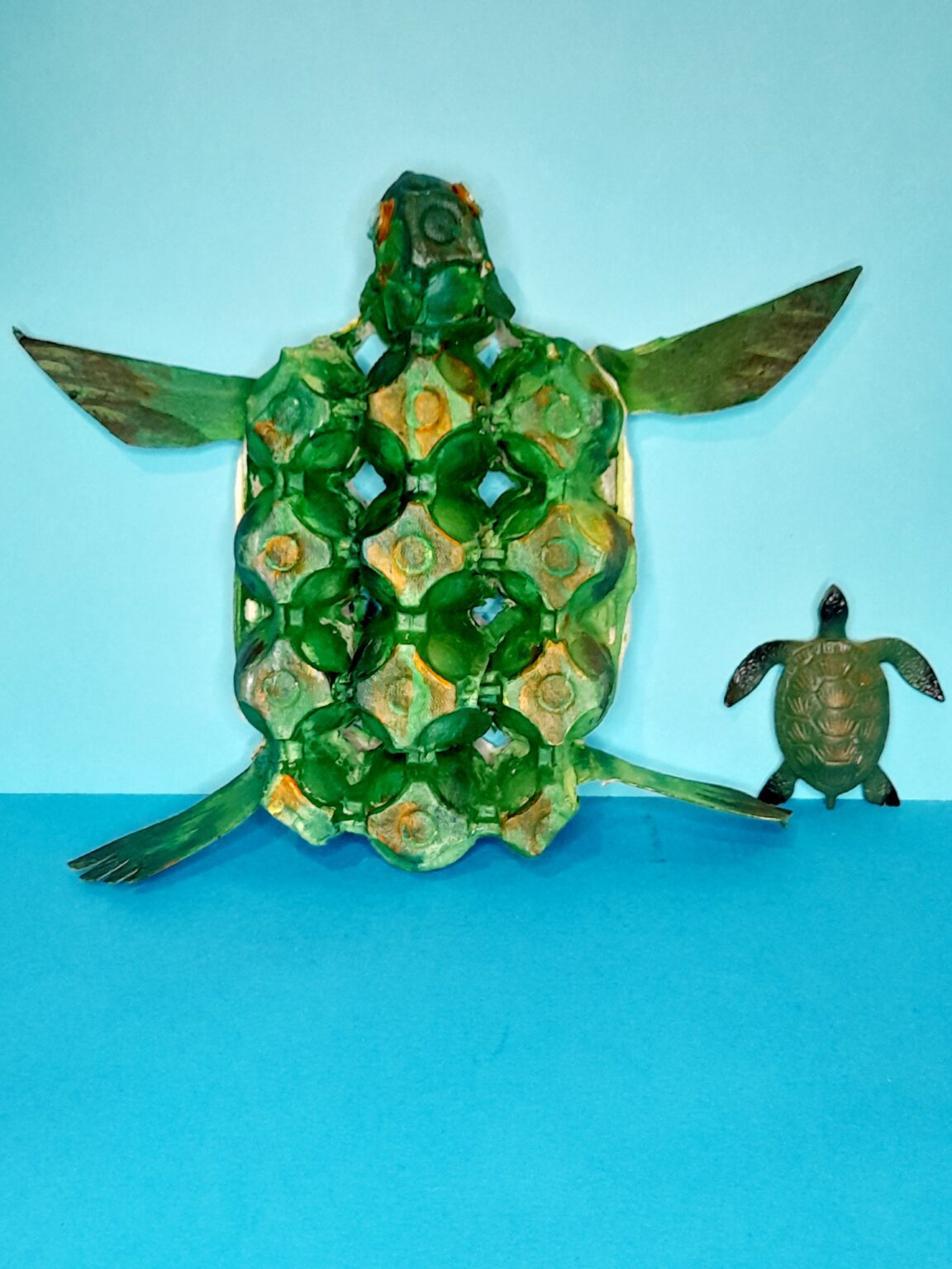 EGG CARTON TURTLE CRAFT FOR KIDS! | Crazee Kids Art